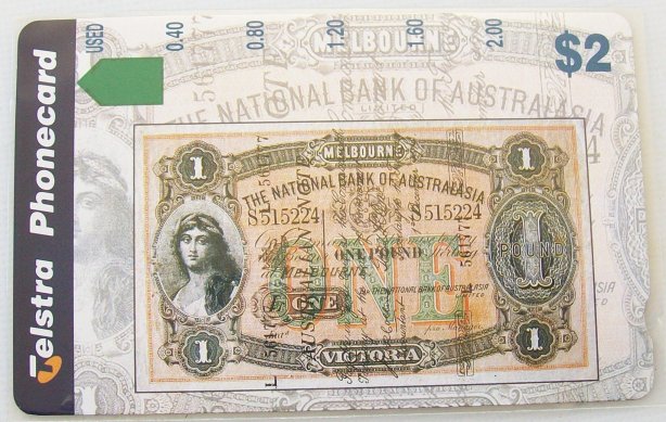 Australian Phonecards Old Australian Banknotes